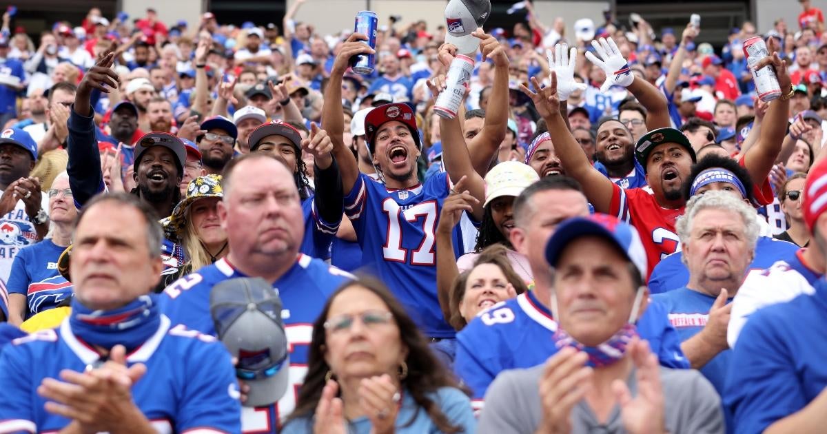 Buffalo Bills Fans Maintain Tradition by Slamming Through Flaming Table ...