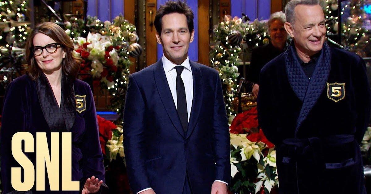 'SNL': Paul Rudd Joins 'Five-Timers Club' With Help From Tom Hanks and ...