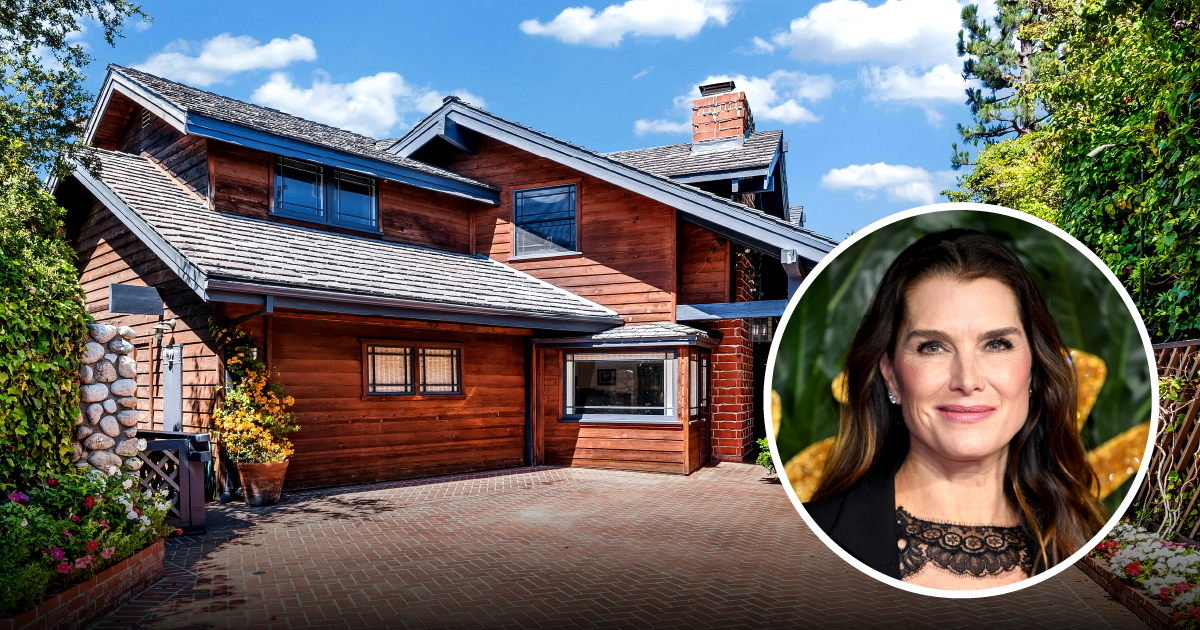 Peek Inside Brooke Shields' Cozy Chalet-Style $7.4M Pacific Palisades ...
