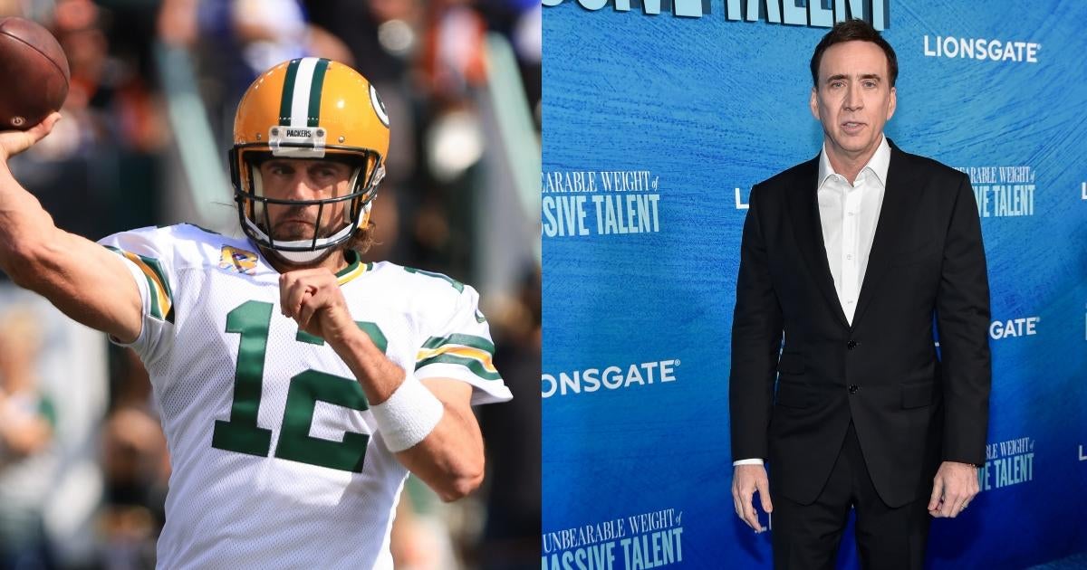 Aaron Rodgers Dresses up as Nicolas Cage for Packers Practice and ...