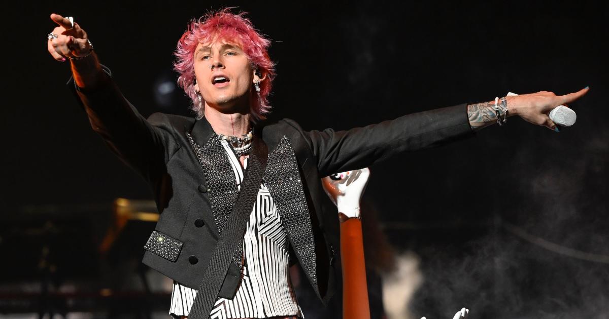 Machine Gun Kelly's Tour Bus Vandalized With Homophobic Graffiti ...