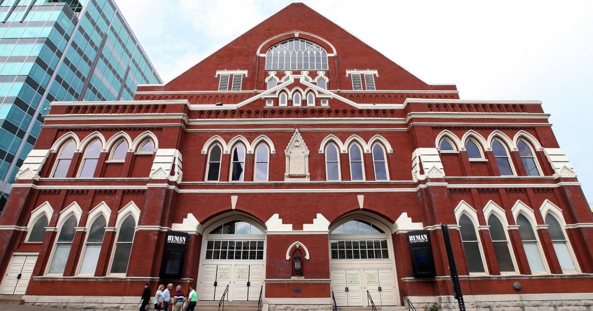 Nashville's Legendary Ryman Auditorium Adding Major Exhibit Honoring ...