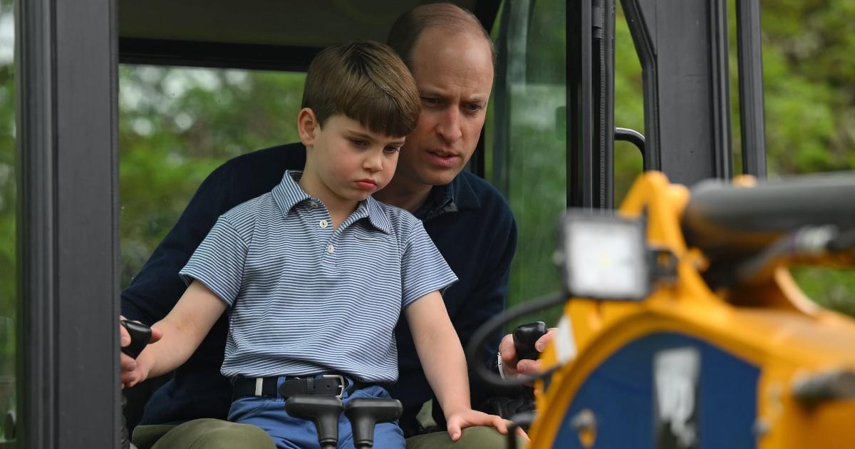 Prince Louis Marks First Official Royal Engagement With Prince William ...