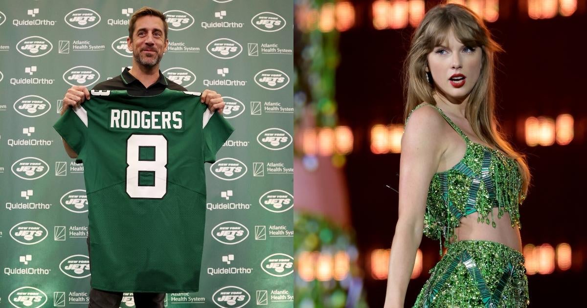 Aaron Rodgers Spotted Dancing at Taylor Swift Concert in New Jersey ...