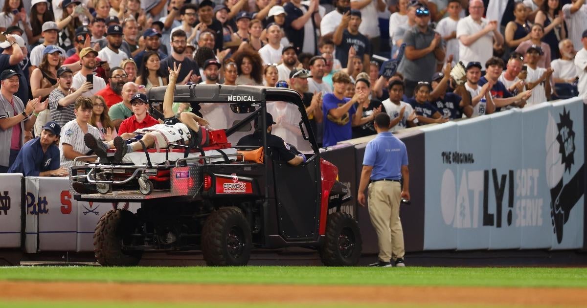 Cameraman Hit in Head by Errant Throw at Yankees Game, Hospitalized - PopCulture.com