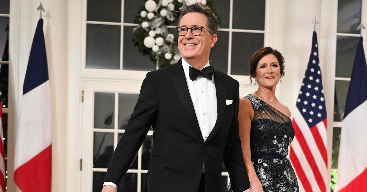 How Stephen Colbert's Wife Saved His Life - PopCulture.com