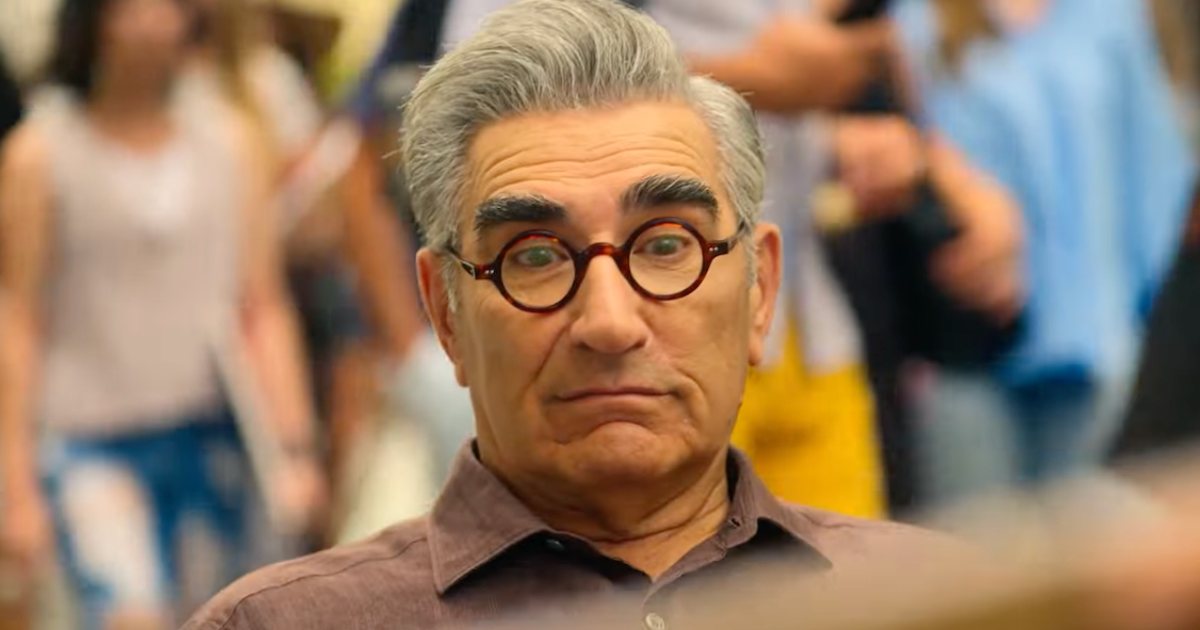 See Eugene Levy's Hilarious Reaction To Having His Caricature Drawn 'The Reluctant Traveler ...