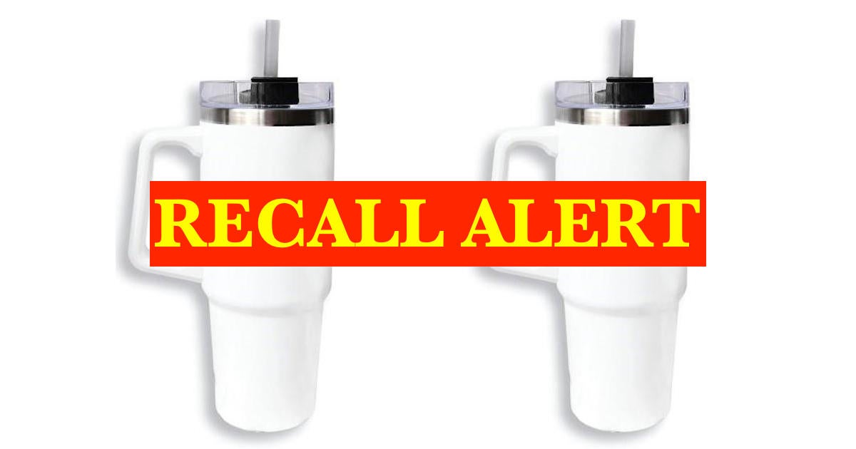Tumbler Cup Recalled 'Over Chemical and Ingestion Hazards': Details on ...