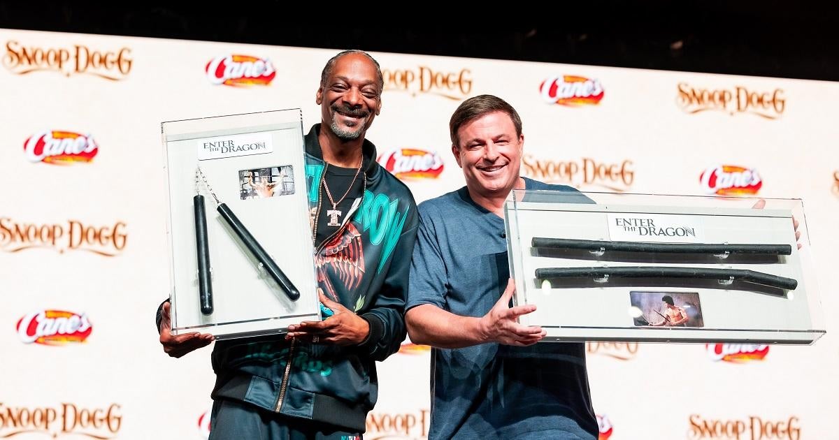 Snoop Dogg Gifted Bruce Lee's Nunchucks by Raising Cane's Founder Todd ...