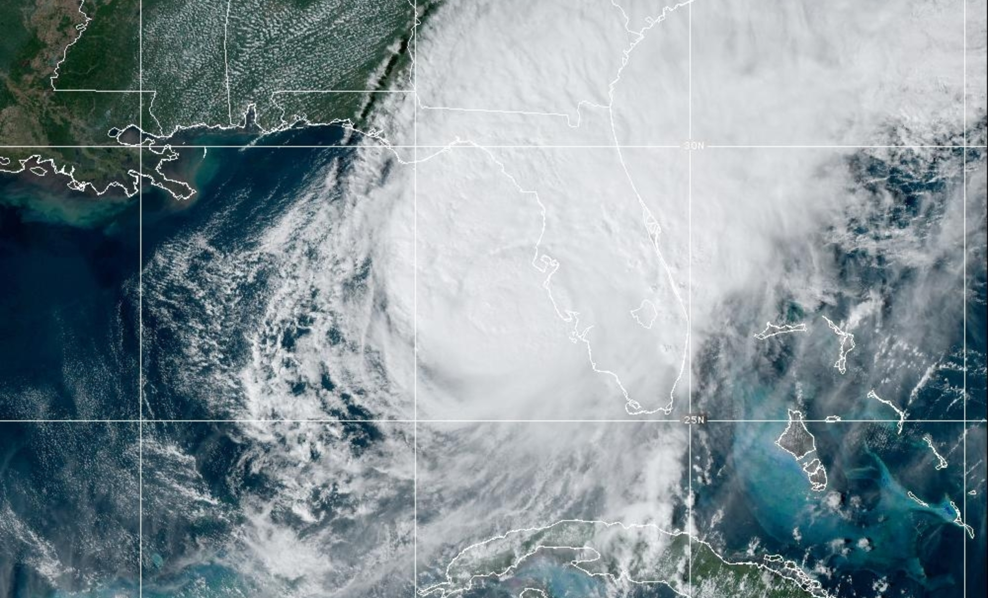 Eerie Video Shows 'Dead Calm' Eye of Hurricane Milton - PopCulture.com