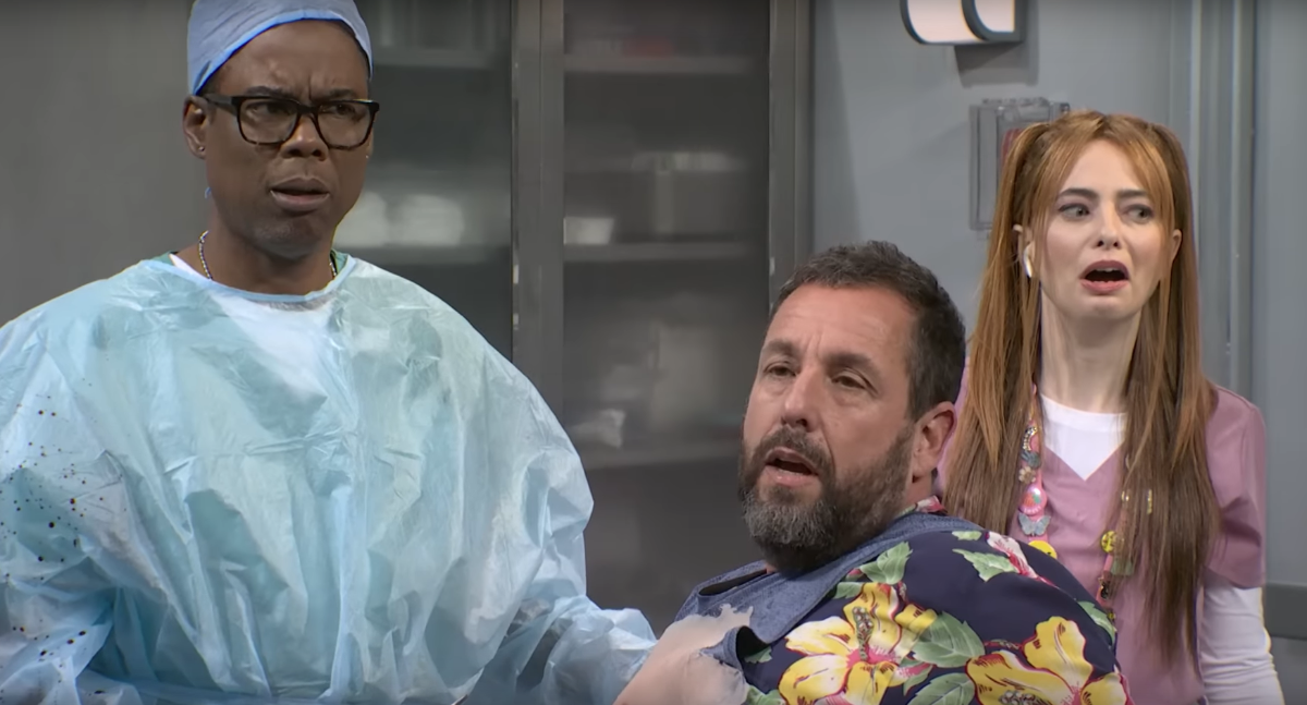 Adam Sandler Makes Surprise 'SNL' Return - PopCulture.com