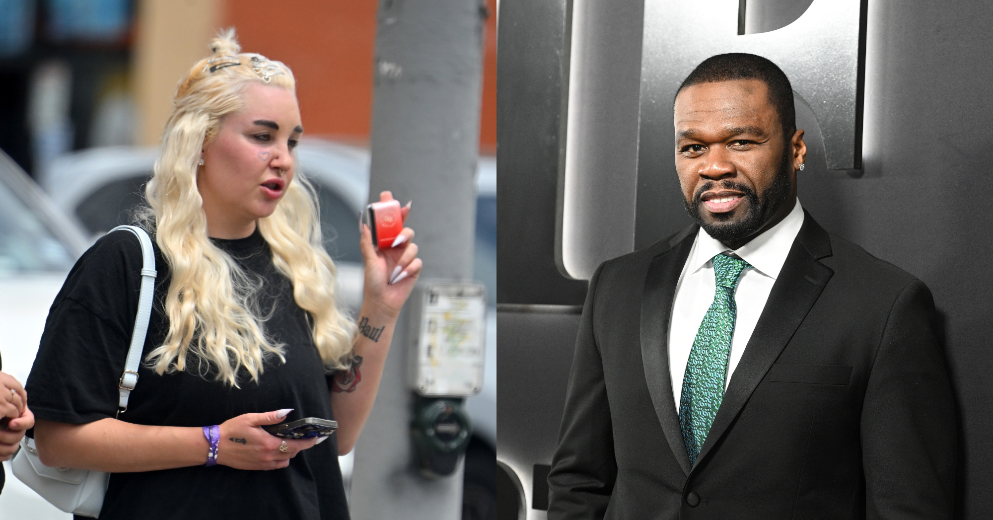 Amanda Bynes Makes Rare Public Appearance With 50 Cent - PopCulture.com