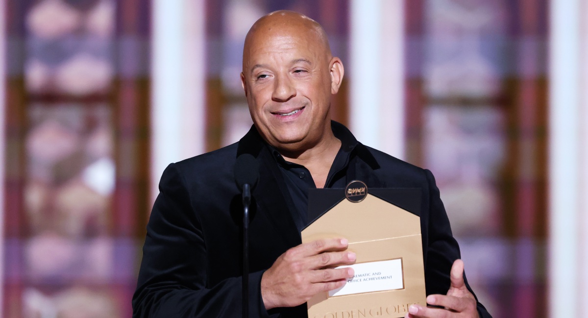 Vin Diesel Calls out The Rock During Golden Globes Appearance ...