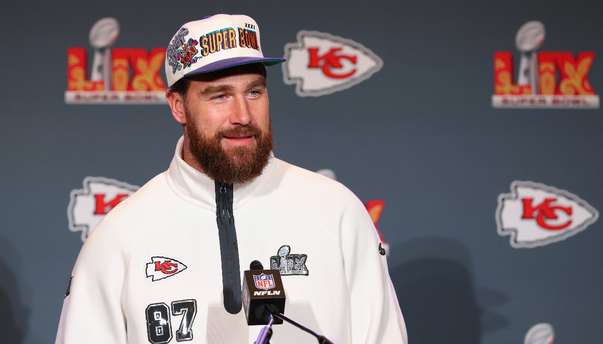 Travis Kelce's Super Bowl Outfit Compared to John Travolta in 'Saturday ...