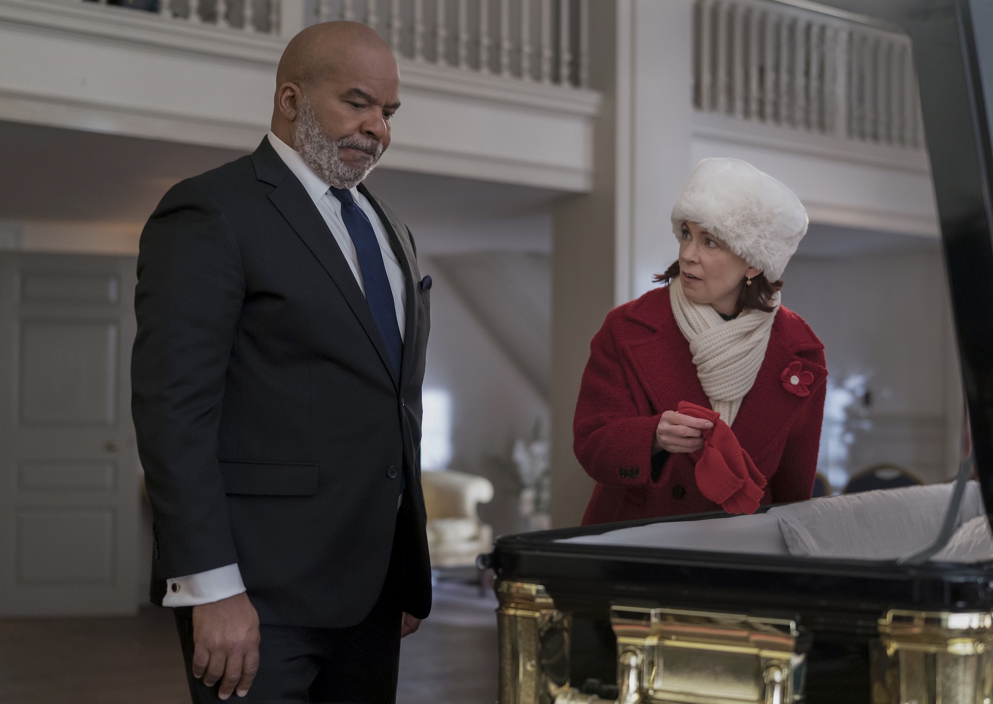 ‘Elsbeth’: A Case Takes Elsbeth to a Funeral Home Owned by David Alan ...