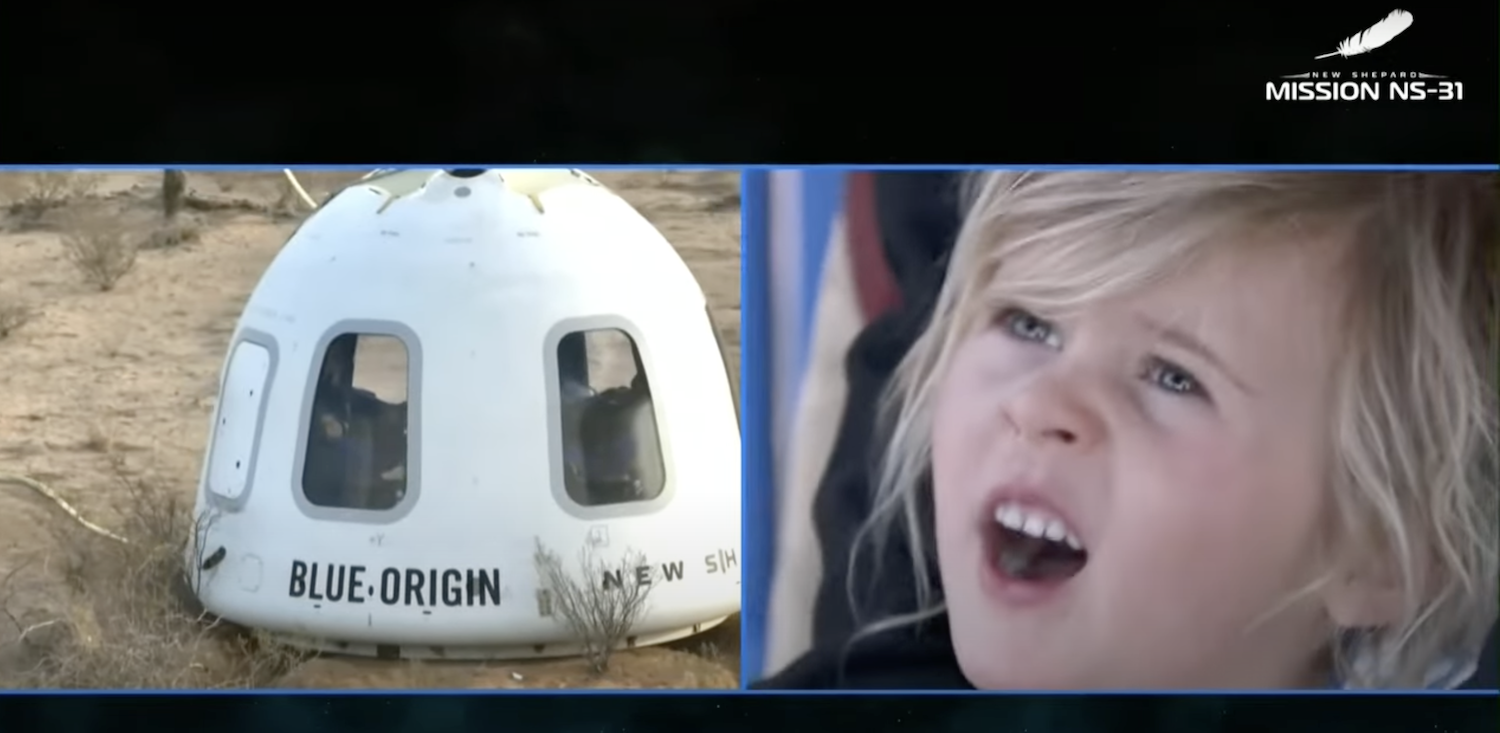Katy Perry's Daughter Daisy Dove Bloom Reacts to Spaceflight ...