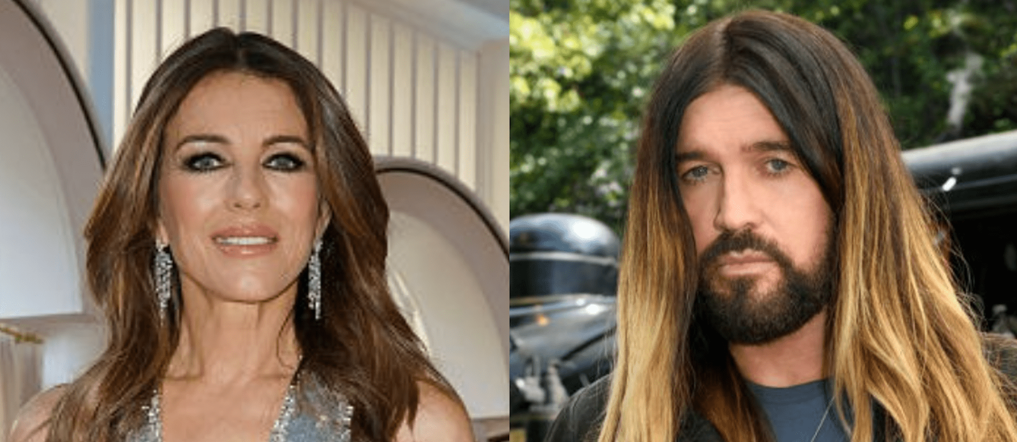 Elizabeth Hurley and Billy Ray Cyrus Pack on the PDA in New Photos ...