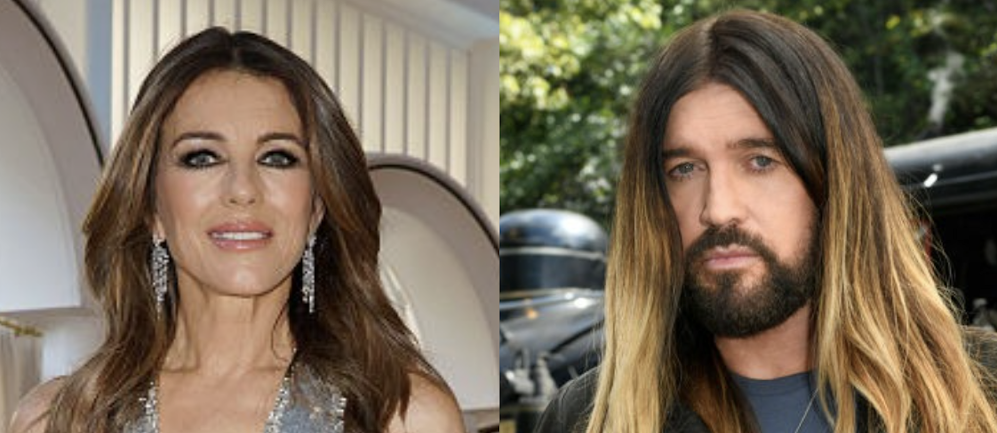 Elizabeth Hurley and Billy Ray Cyrus Pack on the PDA in New Photos ...