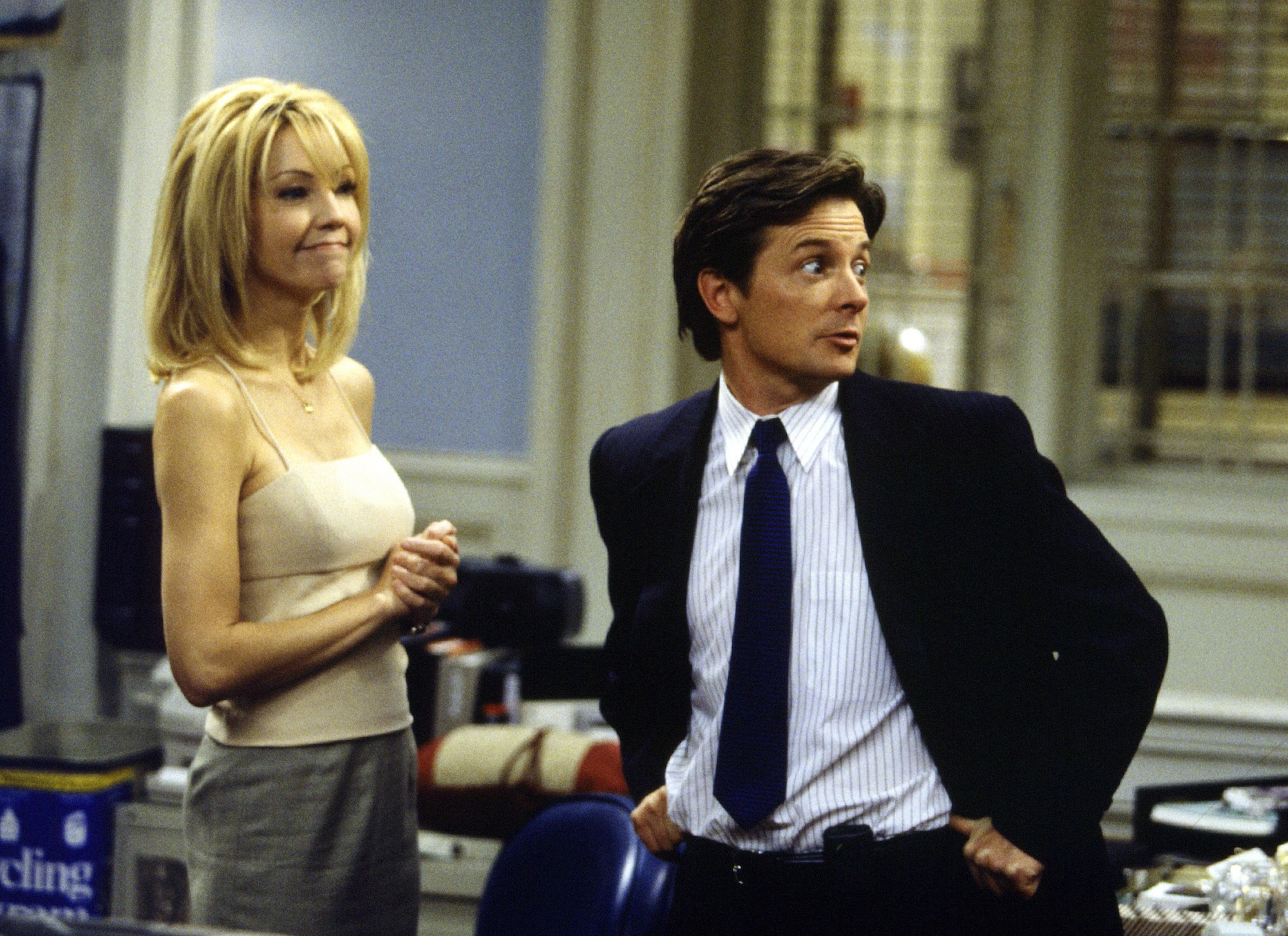 Heather Locklear and Michael J. Fox Reunite Almost 25 Years After 'Spin ...