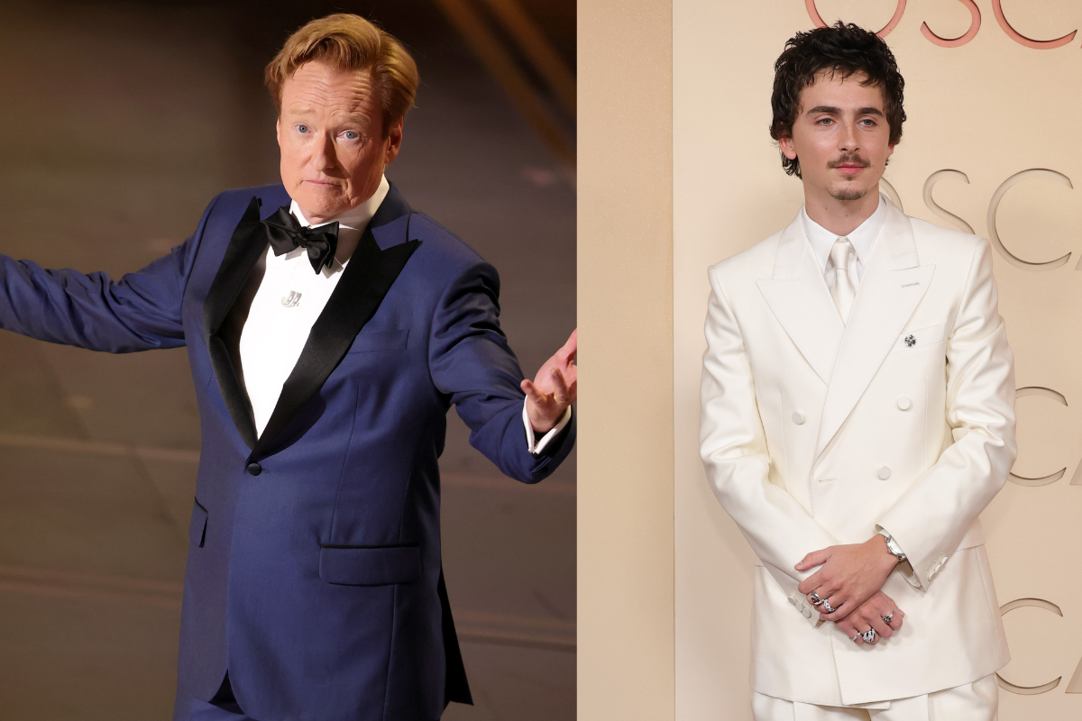 Conan O'Brien Mocks That Timothée Chalamet Controversy During Oscars ...